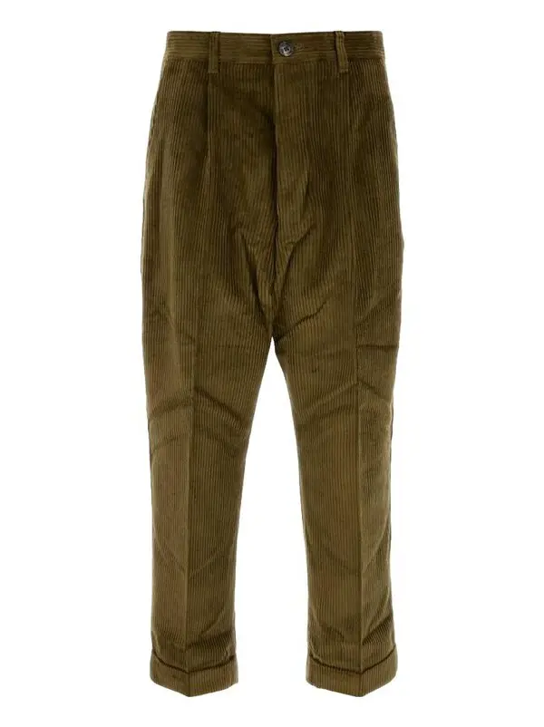 Ami Corduroy Trousers - Green