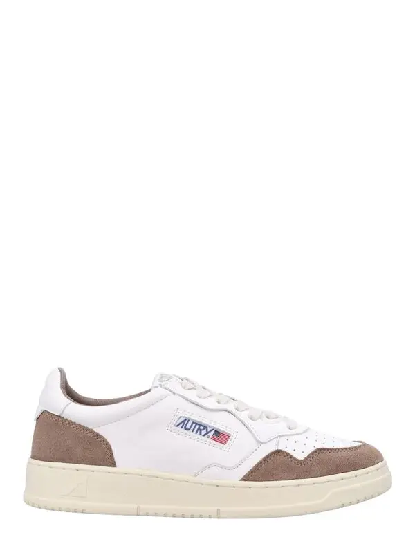 AUTRY Medalist Low Sneakers - White Tobacco