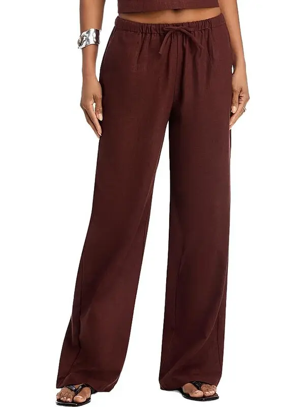 LUCY PARIS Barbara Pants - Brown