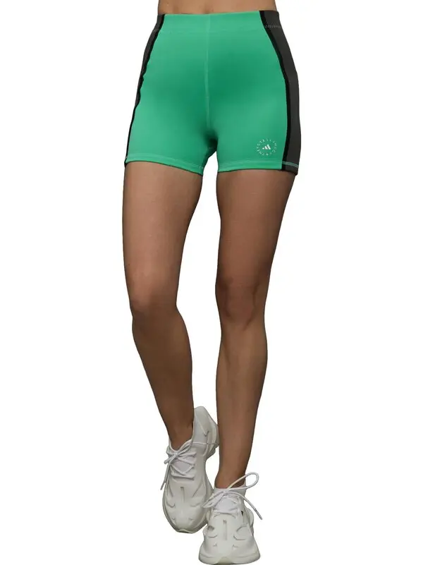 Adidas By Stella McCartney Asmc Biker Short - Bright Green/carbon