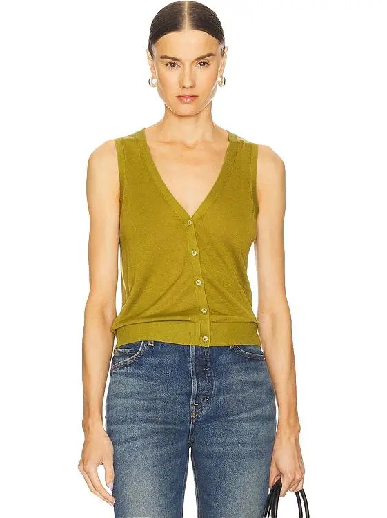 EAVES Dene Vest - Light Olive