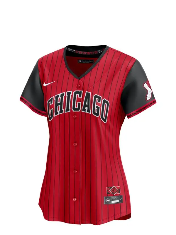 Nike Chicago White Sox City Connect Mlb Limited Jersey - Red