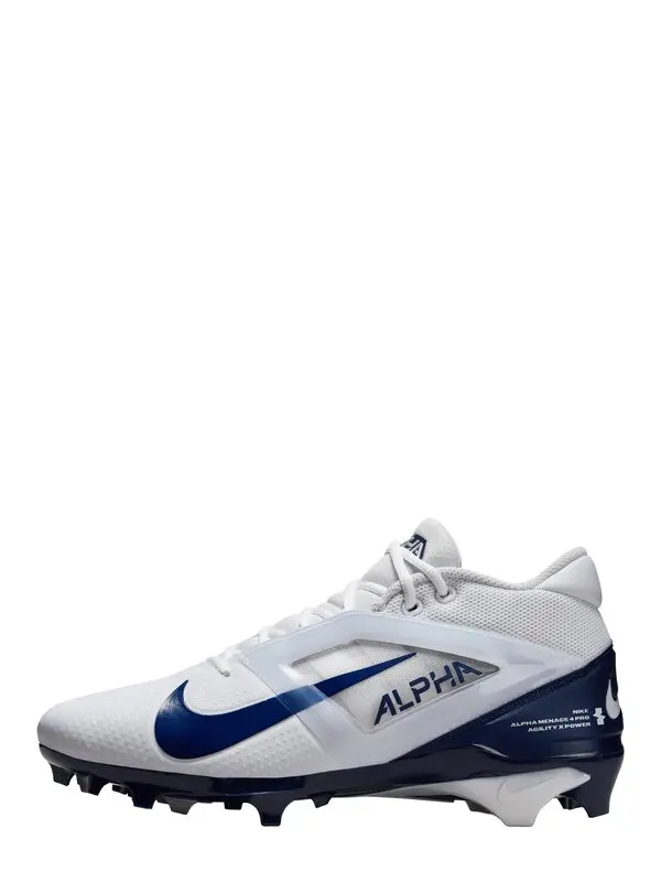 Nike Alpha Menace 4 Pro Football Cleats - White