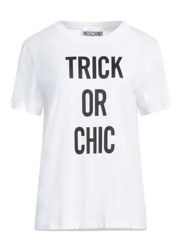Moschino T-shirt With Appliqués - White