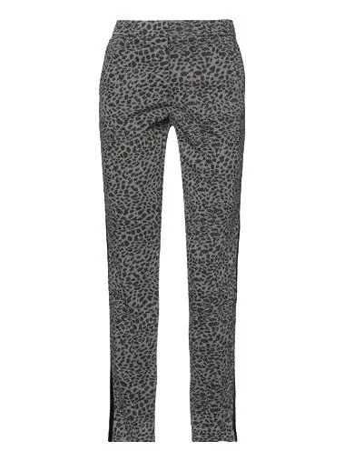 MASON'S Tapered Leopard-print Pants - Grey