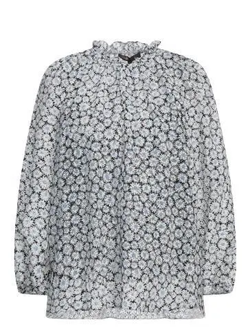 Maje Floral-print Crepe Top - White