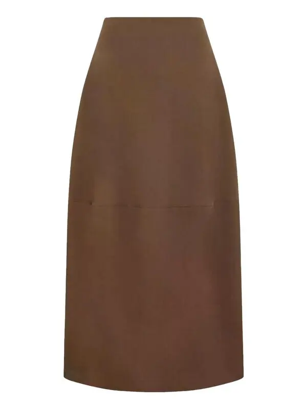 FFORME Skye Midi Skirt - Brown