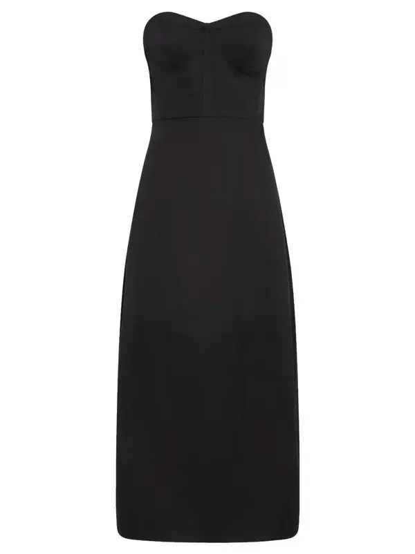 FFORME Jett Strapless Midi Dress - Black