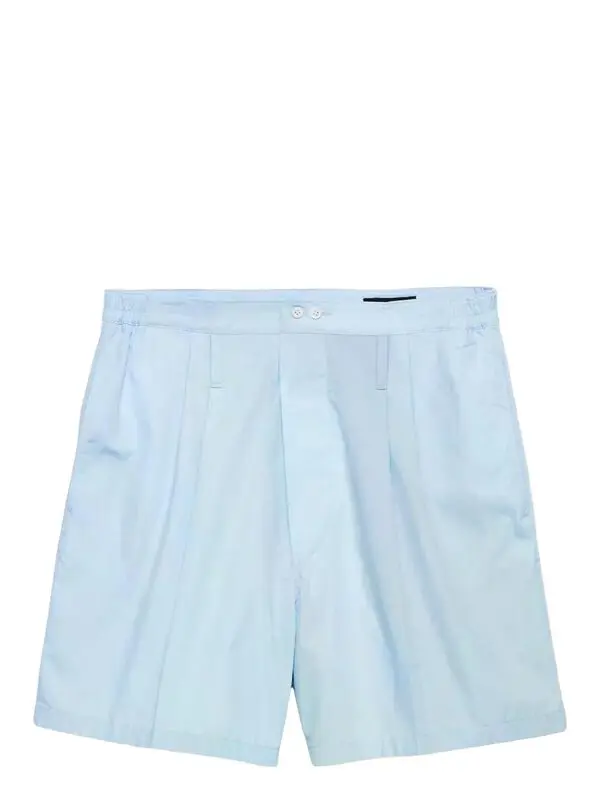 Prada Poplin Shorts - Blue