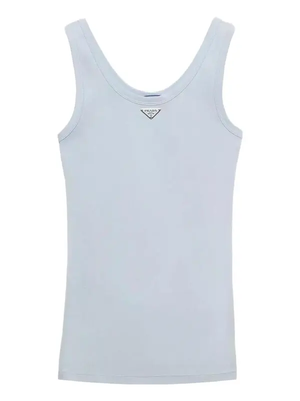 Prada Jersey Top - Blue