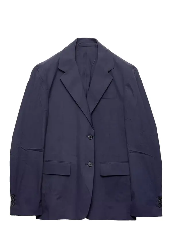 Prada Poplin Blazer - Blue
