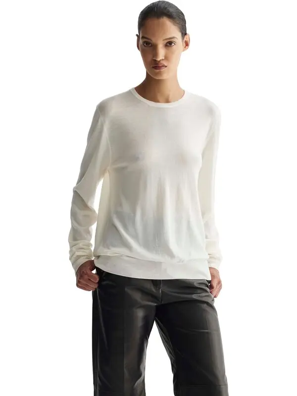Veronica De Piante Lucy Merino Wool Sweater - Cream