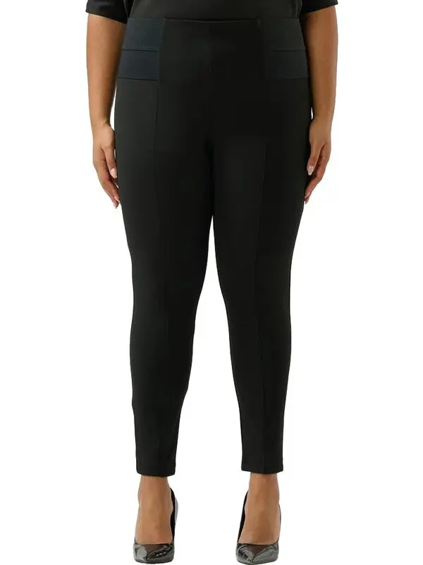 ESTELLE Harlow Tapered Pants - Black