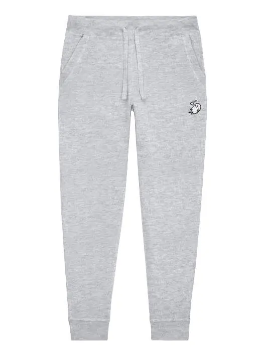 DALIX Heartly Ghost Fleece Jogger Pant - Heather Gray