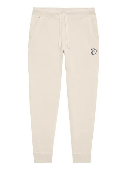 DALIX Heartly Ghost Fleece Jogger Pant - Sandshell