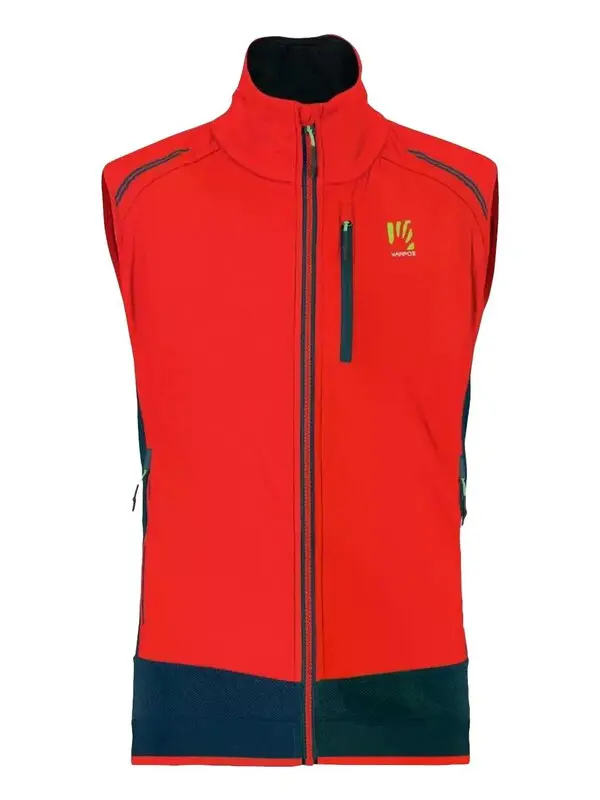 KARPOS Logo-print Ski Top - Red