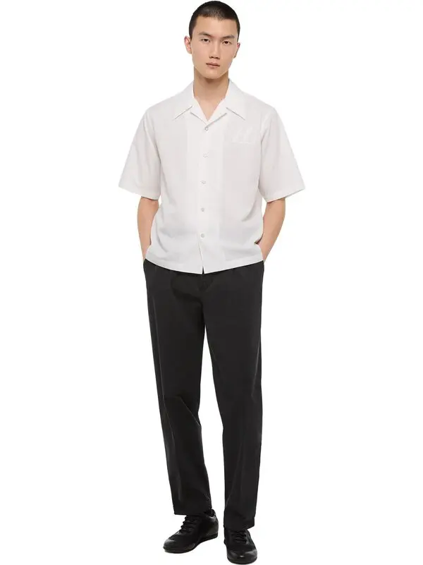 Helmut Lang Boxy Poplin Shirt - White