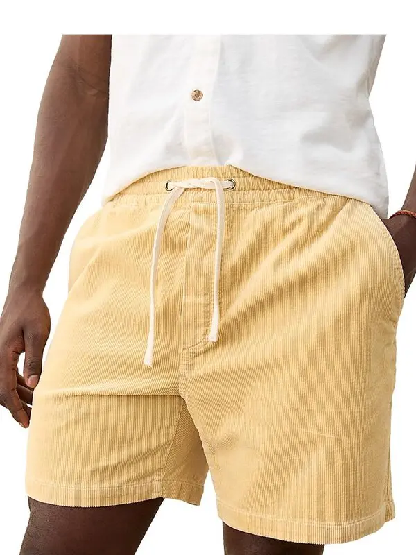 Marine Layer Regular Fit 6" Corduroy Shorts - New Wheat