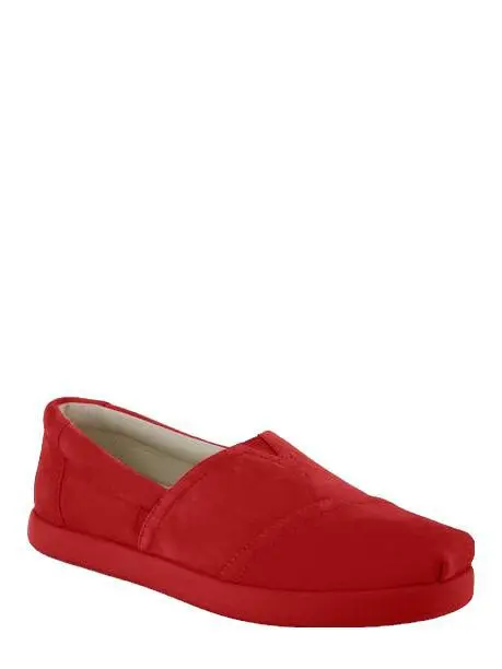 Toms X Jamie Mizrahi Alp Fwd Water Repellent Suede Espadrille - Cherry