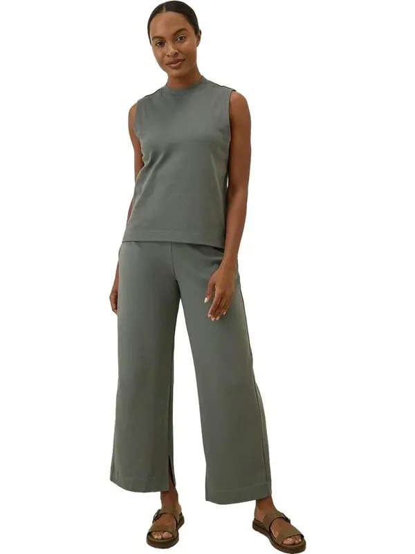 PACT Organic Cotton Wide Leg Pant - Castor Grey