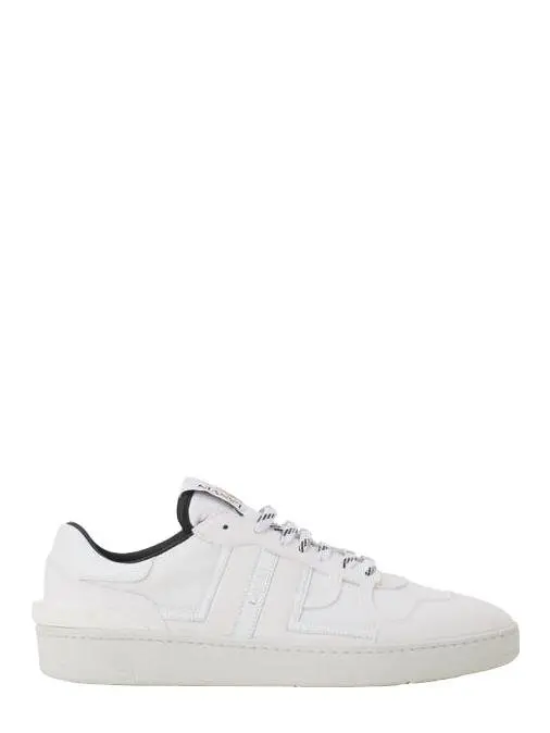 LANVIN Clay Mesh And Leather Sneakers - White