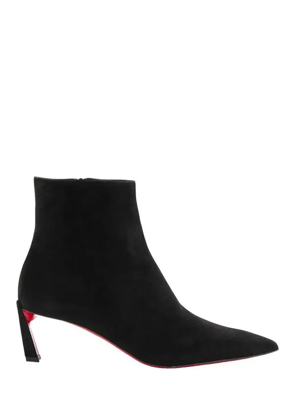 CHRISTIAN LOUBOUTIN Condora 55 Suede Ankle Boots - Black