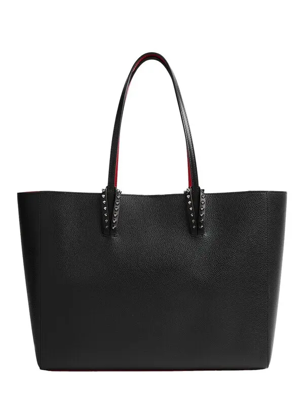 CHRISTIAN LOUBOUTIN Cabata Large Leather Tote - Black
