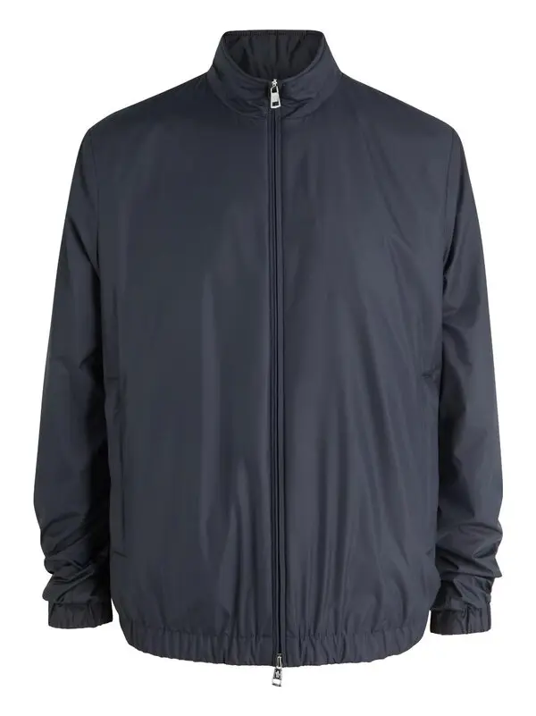 Moncler Meidassa Shell-satin Jacket - Navy