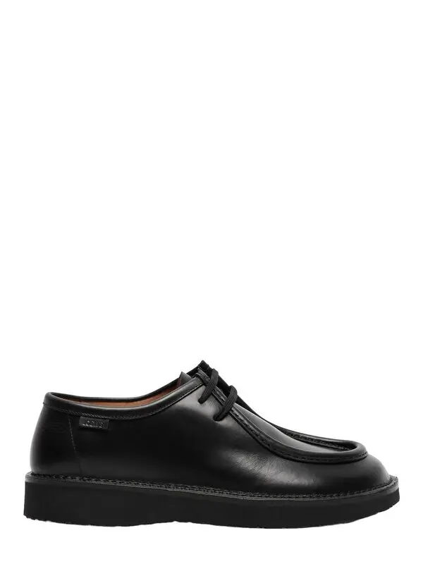 Loewe Leather Derby Shoes - Black