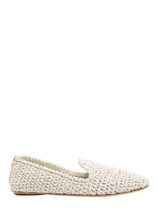 Moncler Woven Loafers - Natural