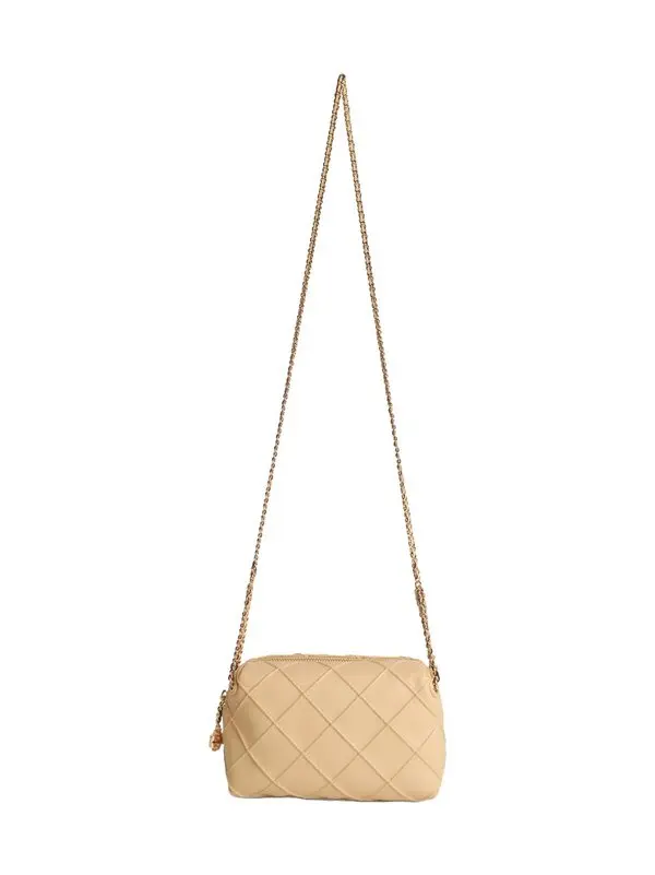 Tory Burch Fleming Mini Crossbody Bag - Cream
