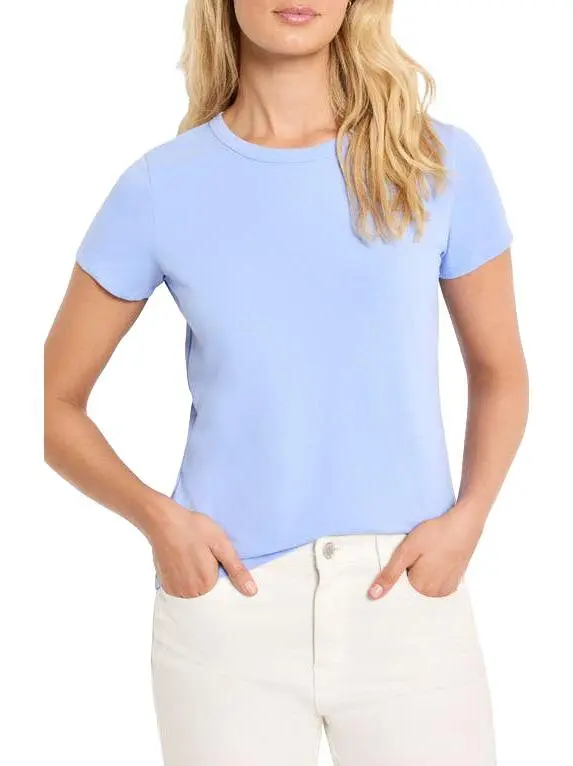 NIC+ZOE Cotton Crewneck T-shirt - Iris