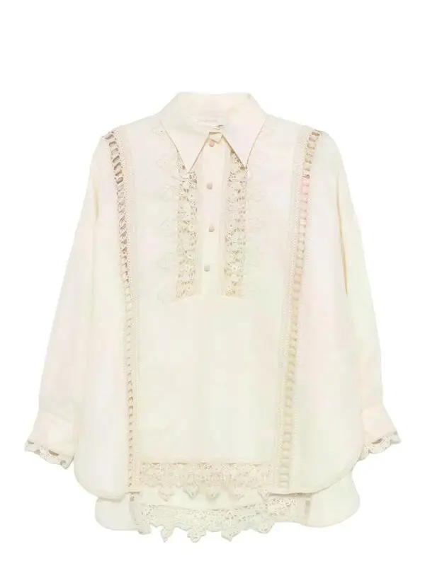 Zimmermann Illuminate Blouse - Neutrals