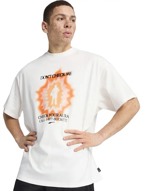PUMA Hoop Dreamz Oversized Basketball T-shirt - White