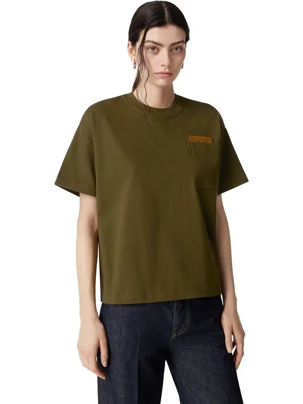 BOTTEGA  VENETA Cotton Jersey T-shirt - Pine Green