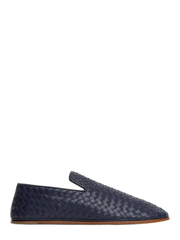 Bottega Veneta Intrecciato Leather Slipper - Abyss