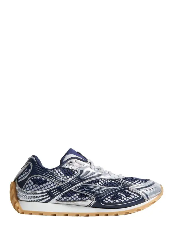 Bottega Veneta Orbit Sneaker - Abyss/silver