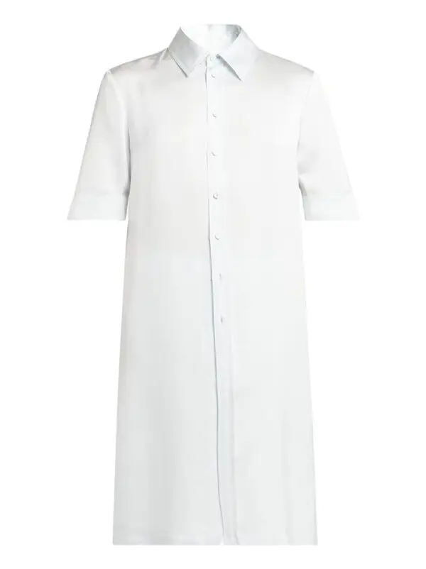 JIL SANDER Long Fitted Button-down Shirt - Sky