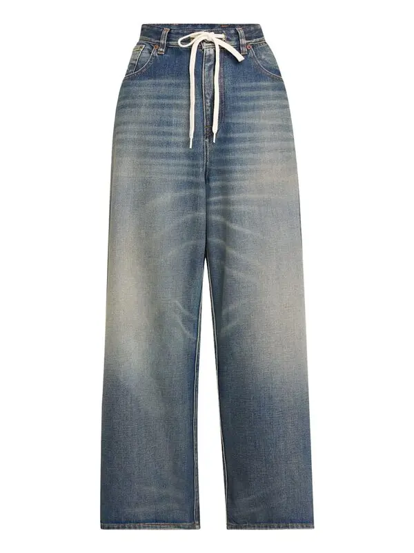 MAISON MARGIELA Five-pocket Wide-leg Jeans - Medium Blue
