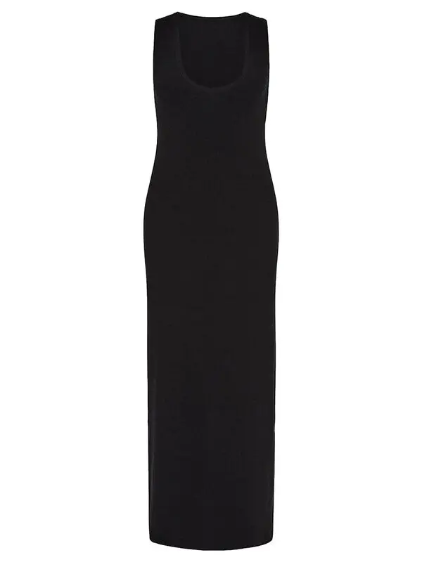 Sir The Label Chiara Scoop-neck Maxi Dress - Black