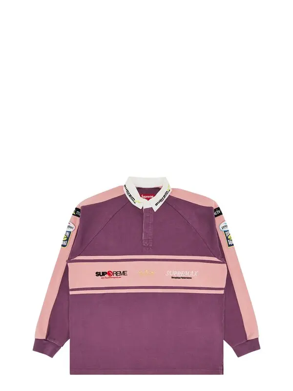 Supreme Chest Stripe Rugby - Purple