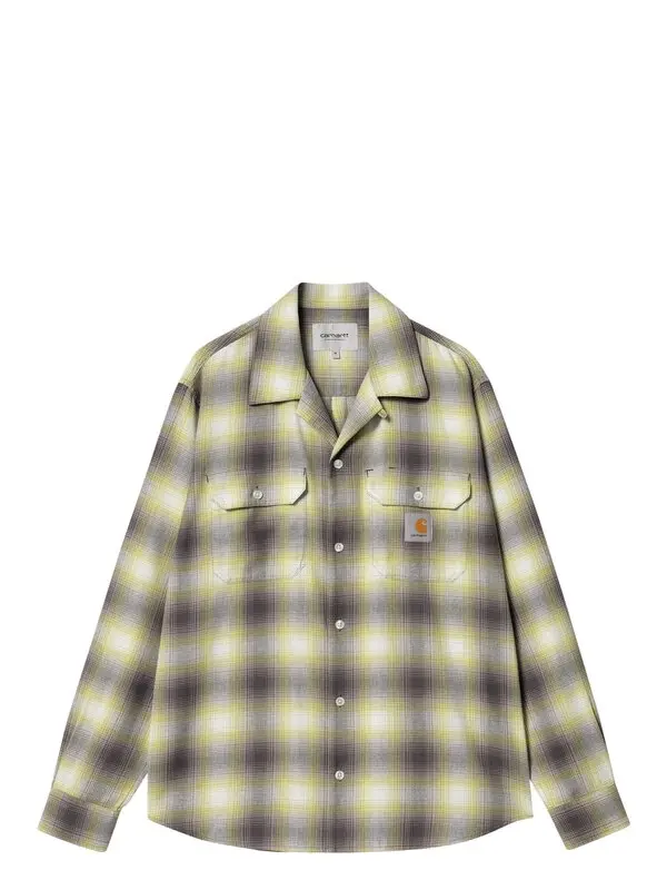 Carhartt Work In Progress Long-sleeve Check Shirt - Green