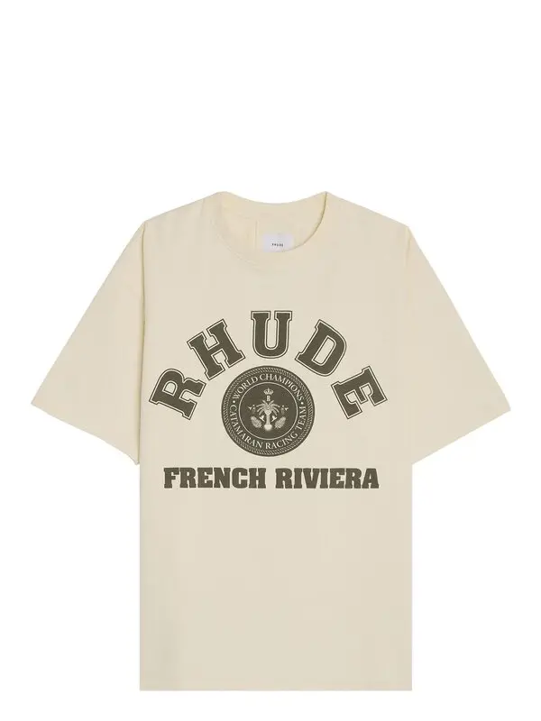 Rhude French Riviera Tee - White