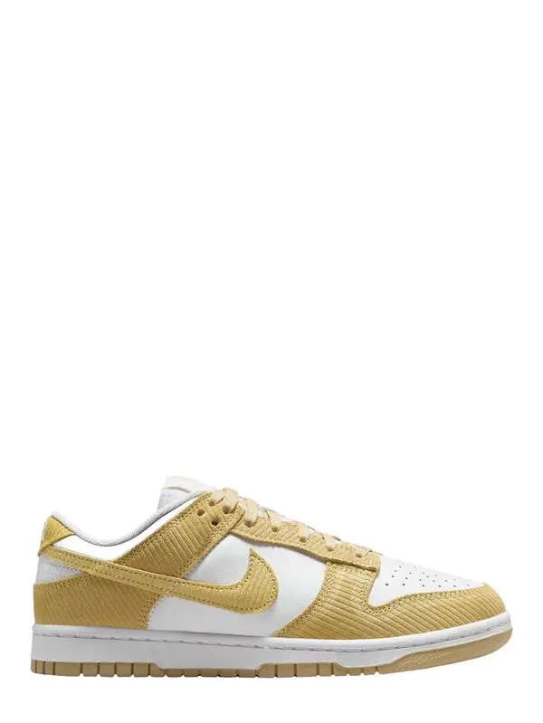Nike Dunk Low Alabaster Corduroy Sneakers - Yellow
