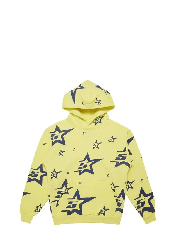 SP5DER 5star Hoodie - Yellow