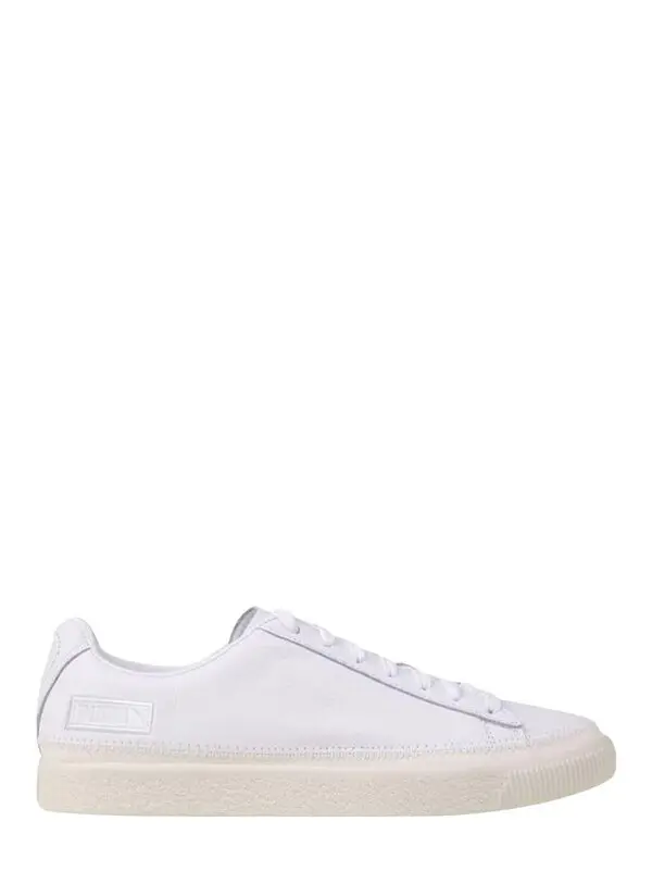PUMA Basket Stitched Sneakers - White