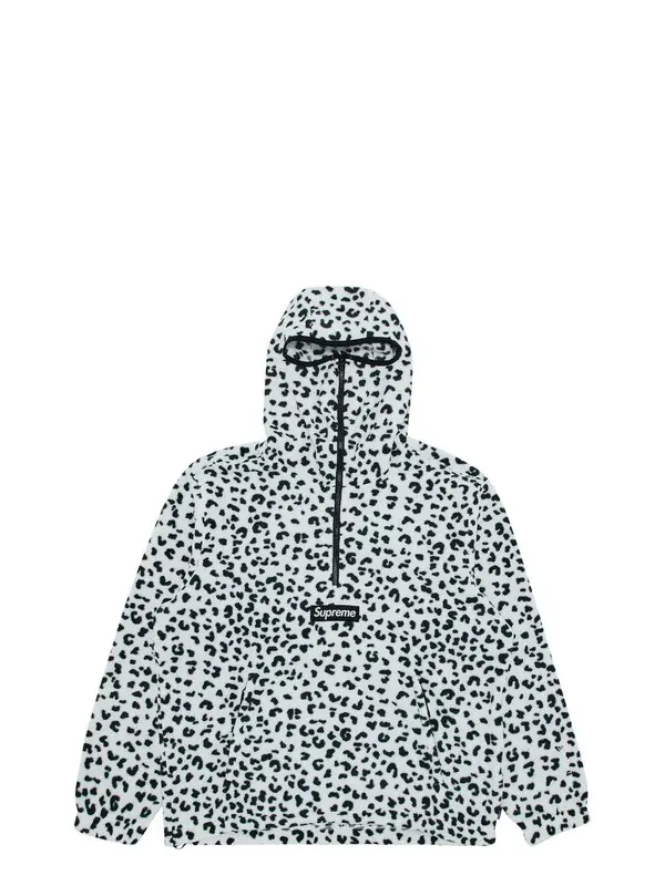 Supreme Polartec Facemask Half Zip Hooded Sweatshirt - Multicolor
