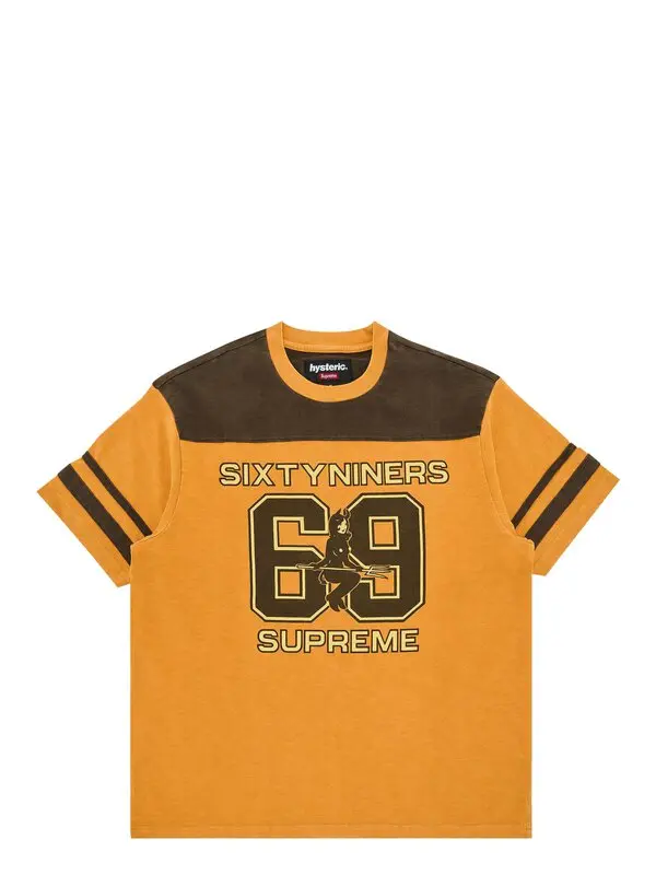 Supreme X Hysteric Glamour 69 Football Top - Orange
