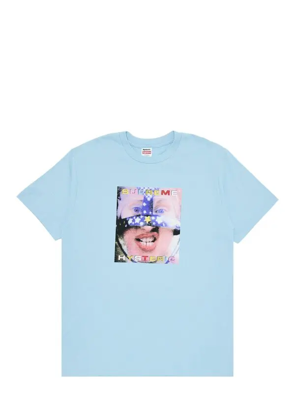 Supreme X Hysteric Glamour Headcase Tee 'powder - Blue
