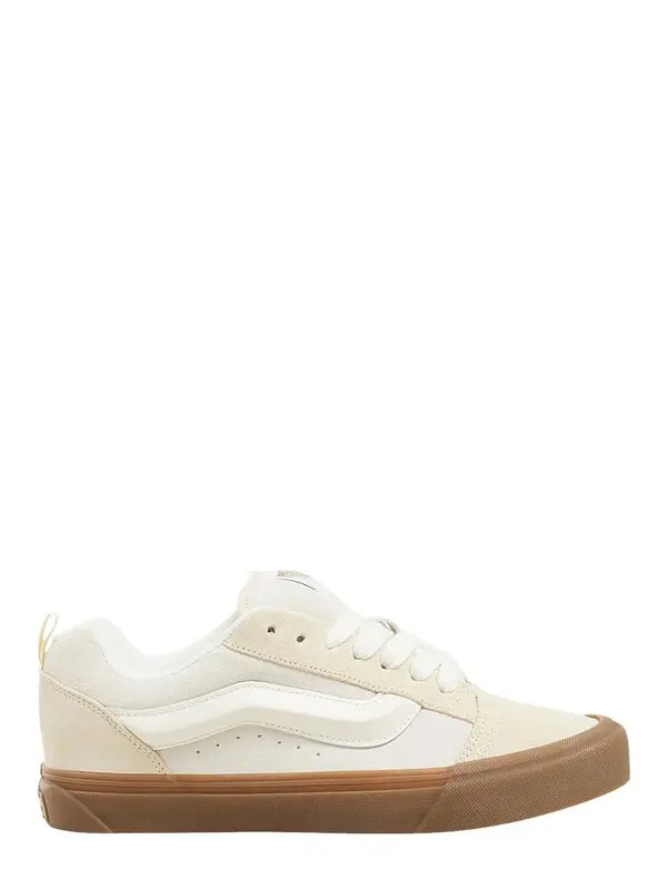 VANS Knu-skool Lace Up Sneakers - Cream